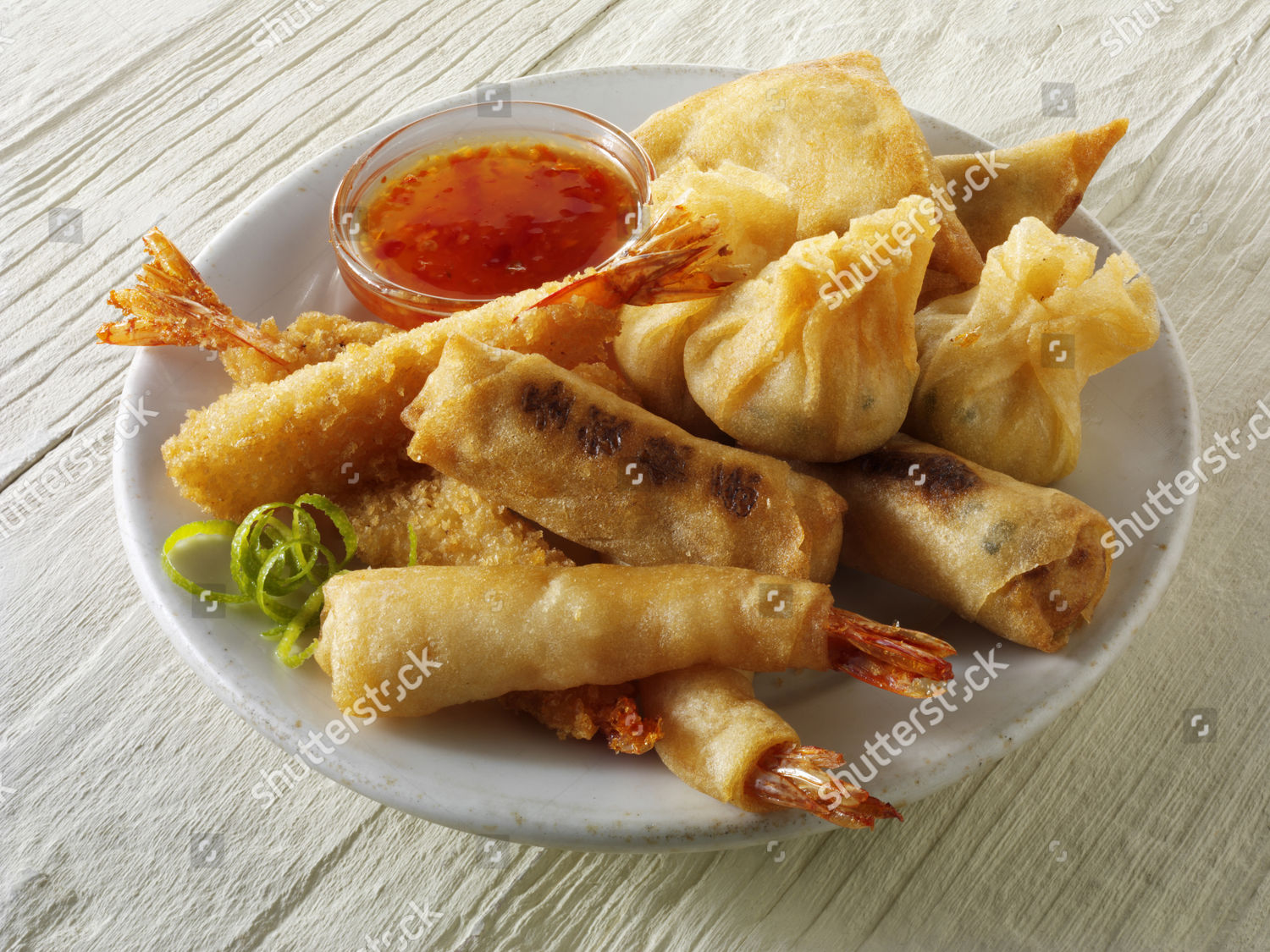 Chinese Starters Deep Fried Breaded Prawns Editorial Stock Photo ...