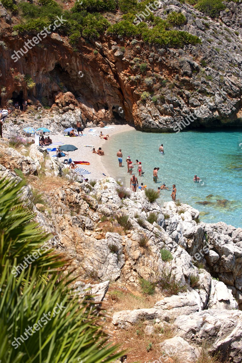 Isolated Cove Beach Riserva Naturale Dello Editorial Stock Photo ...