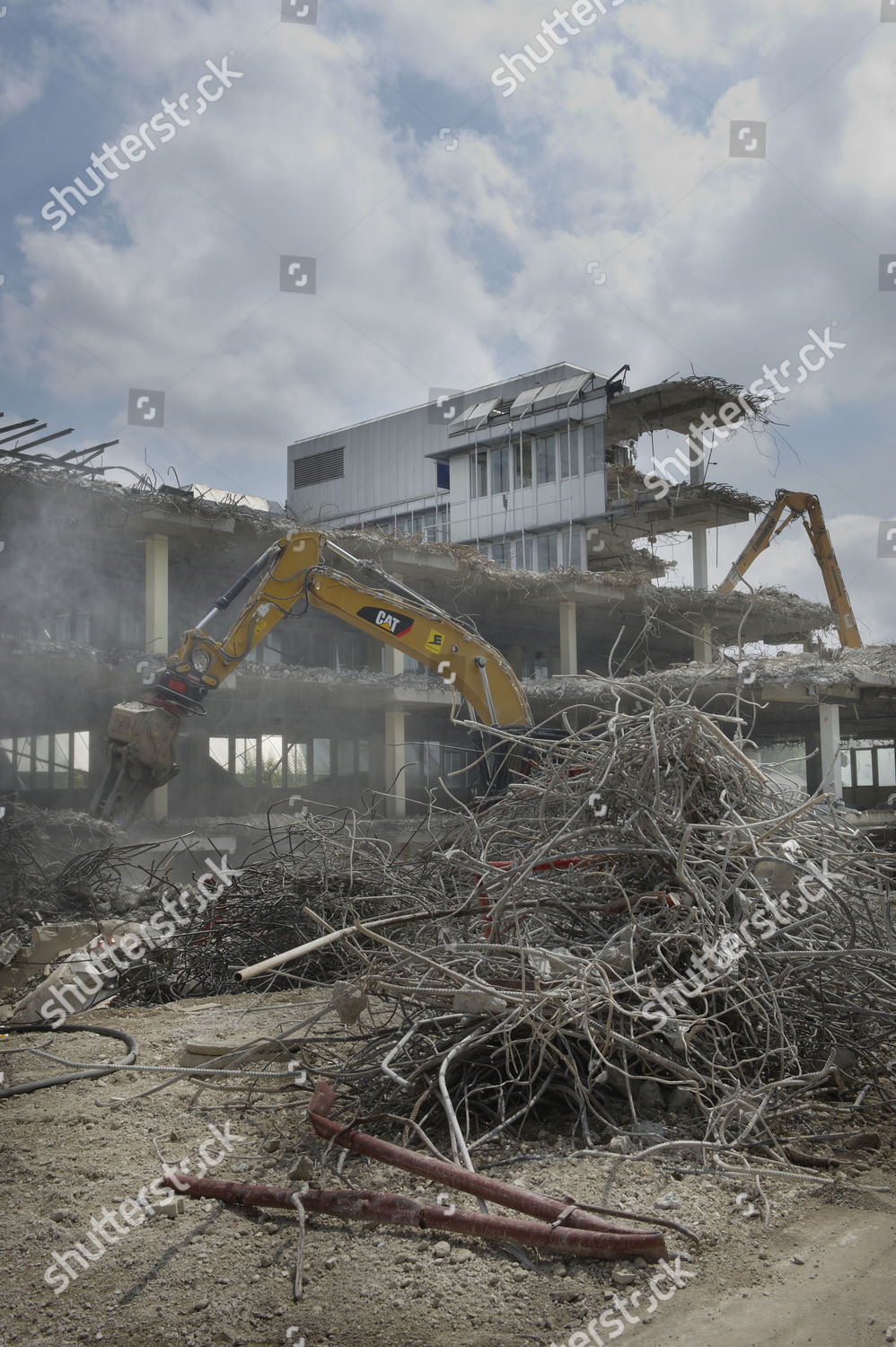 Demolition Office Complex Editorial Stock Photo - Stock Image ...