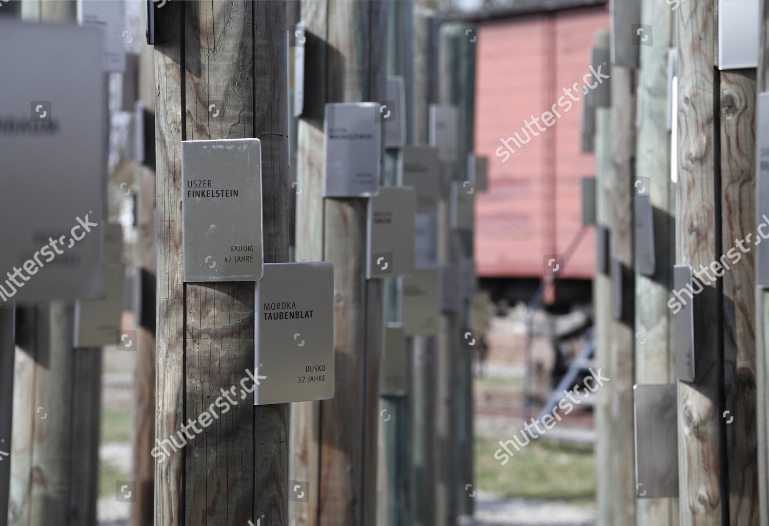 Poles Name Tags Jewish Prisoners Wagon Editorial Stock Photo - Stock ...