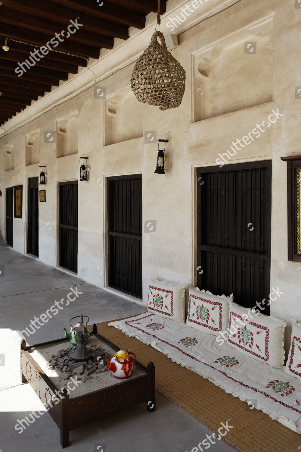 Veranda Seating Area On Ground Typical Editorial Stock Photo - Stock ...