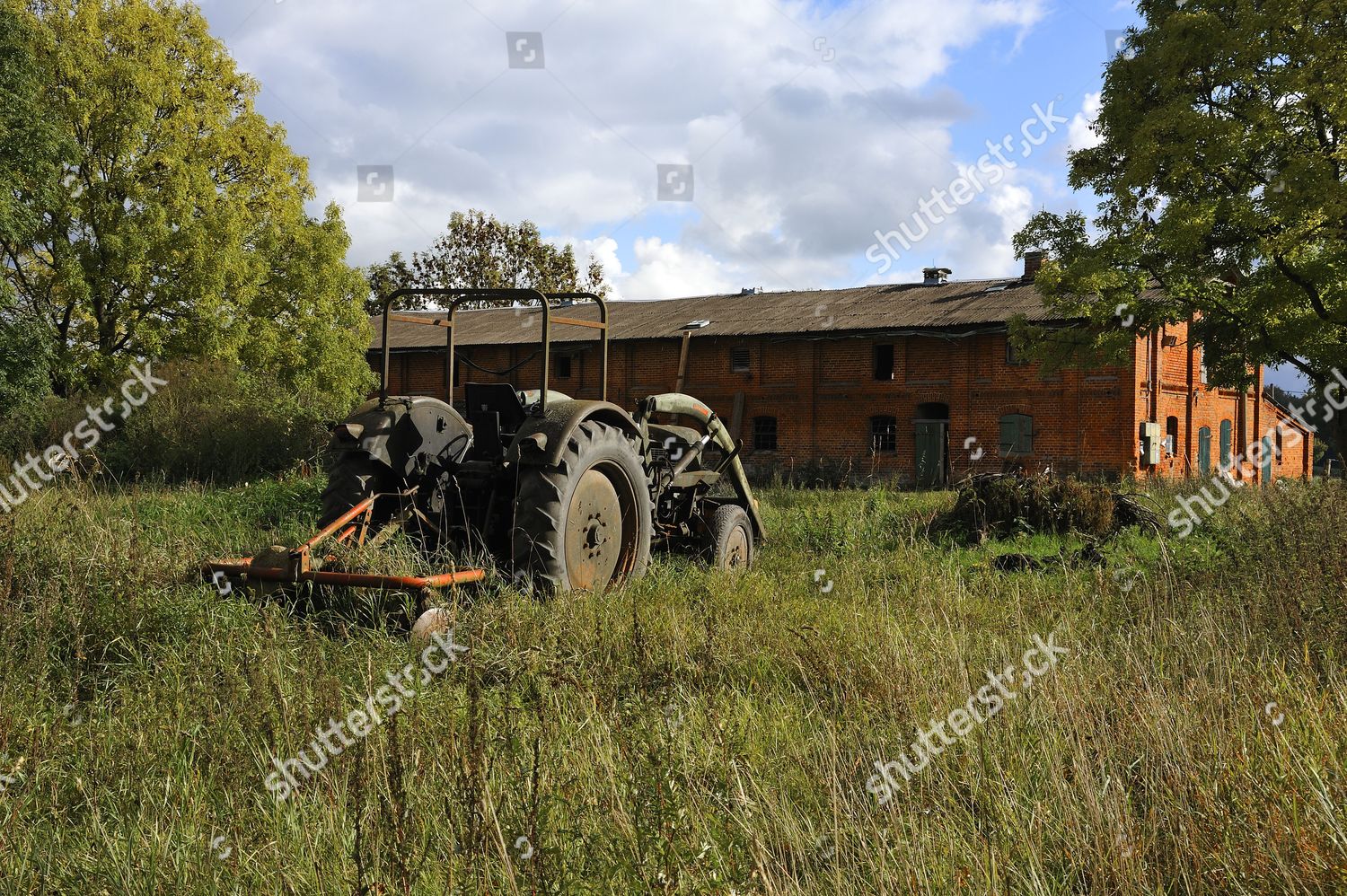 Old Fendt Tractor 1969 On Meadow Editorial Stock Photo - Stock Image ...