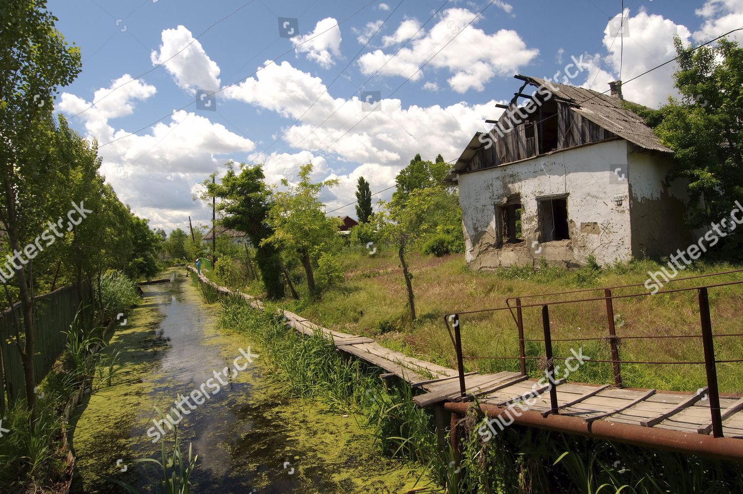 Canal Vilkovo Vylkove Known Ukrainian Venice Editorial Stock Photo ...