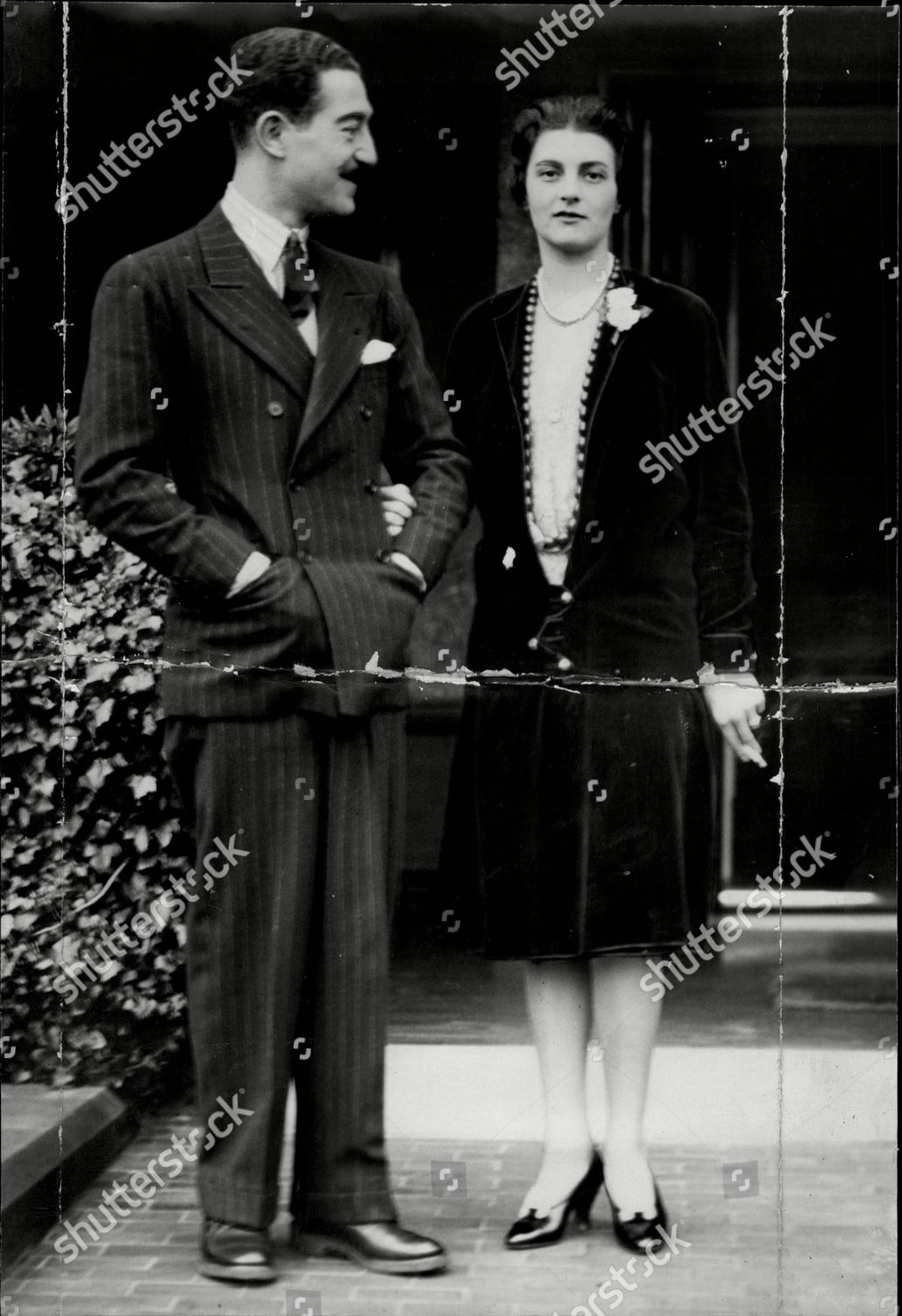Writer Michael Arlen His Wife Atalanta Editorial Stock Photo - Stock ...