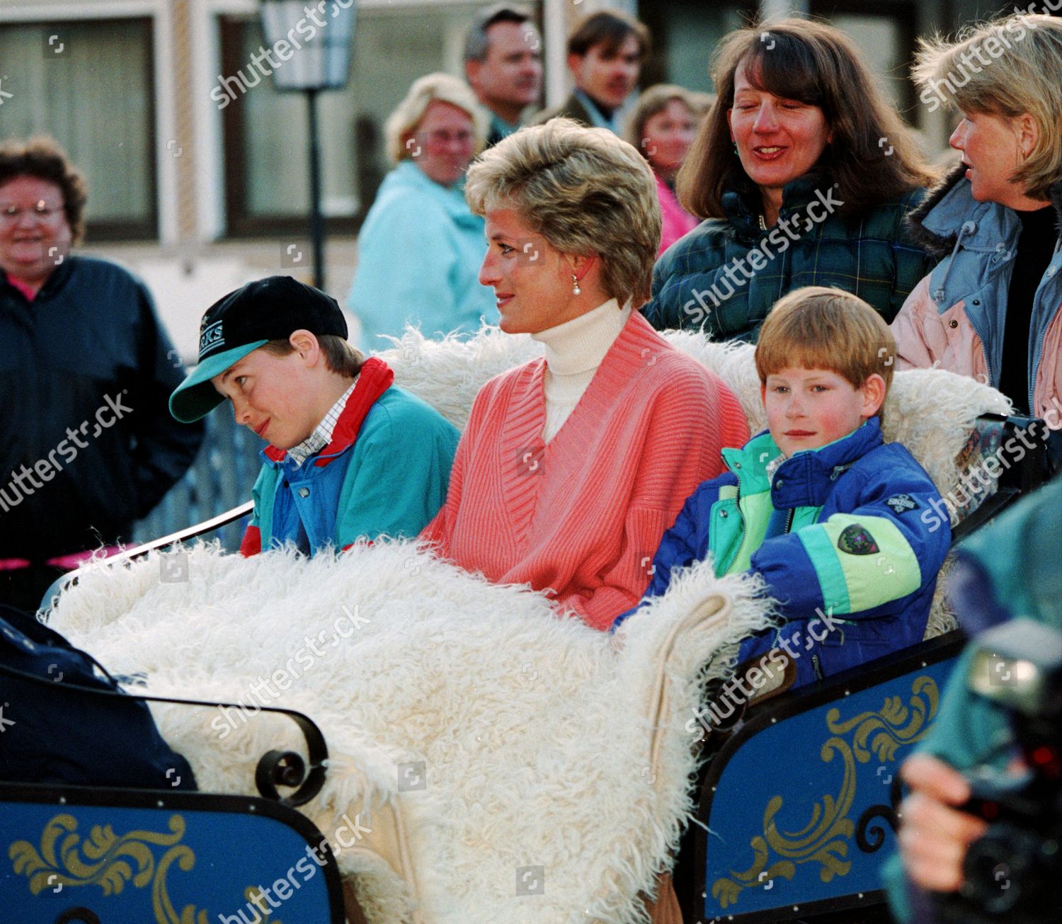 Prince William Princess Diana Prince Harry Editorial Stock Photo ...