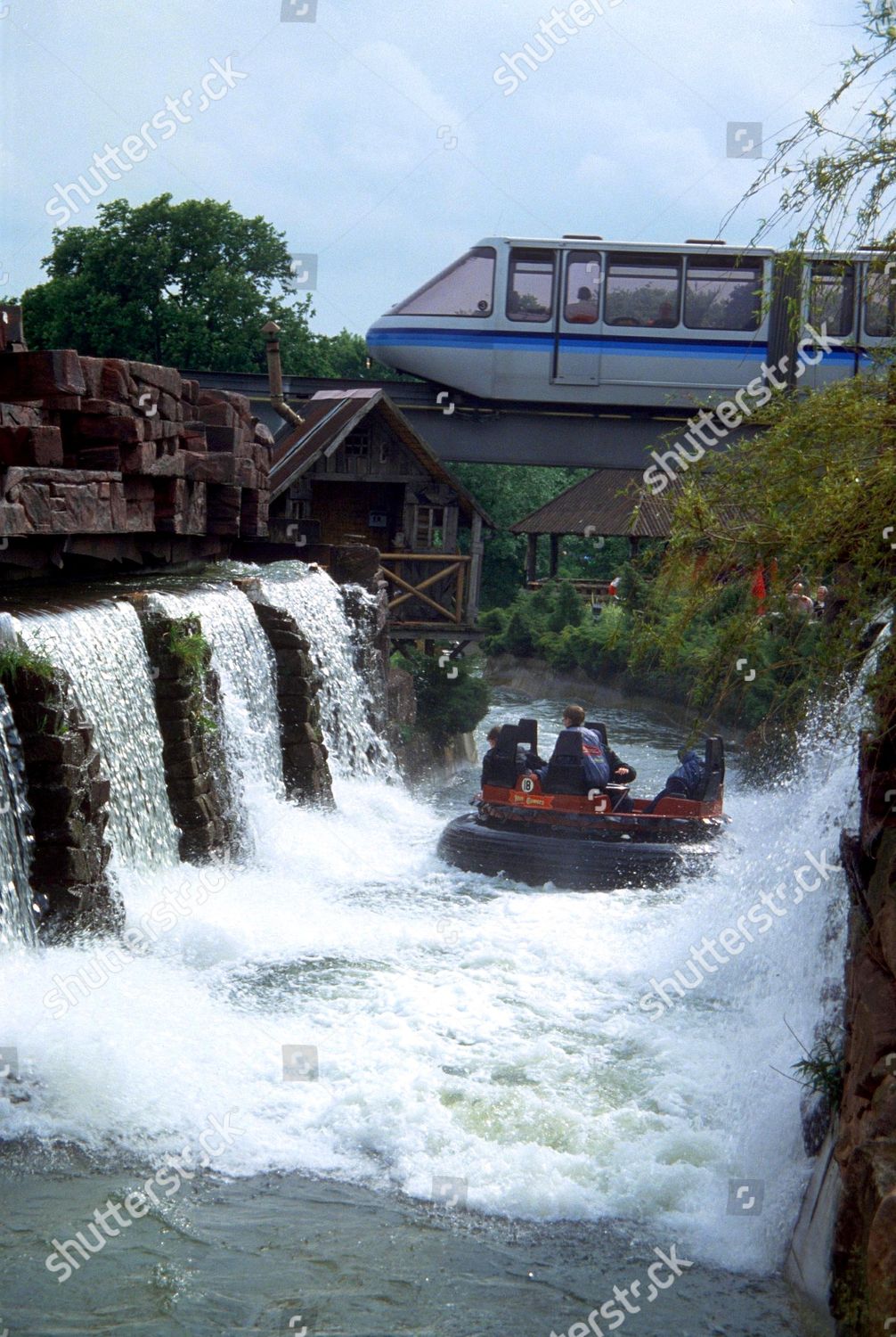 Water Ride Alton Towers Theme Park Editorial Stock Photo - Stock Image ...