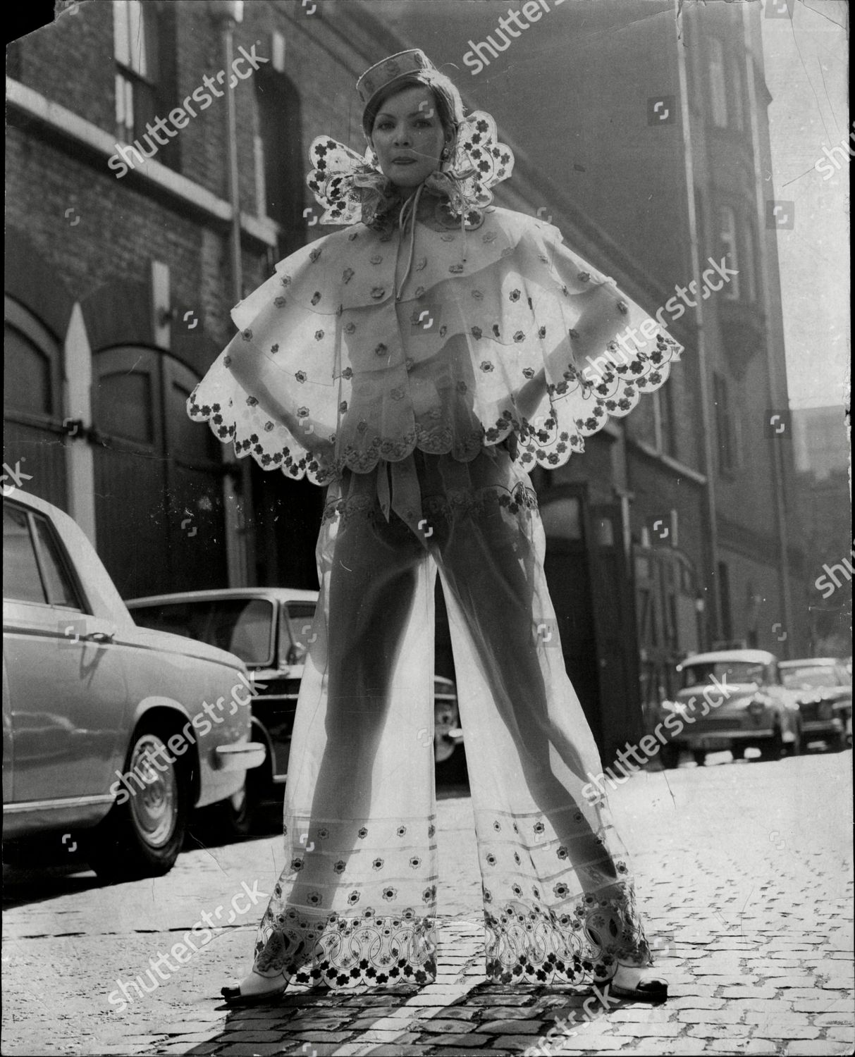 Fashion Women 1973 Model Wearing Fashions Editorial Stock Photo - Stock ...