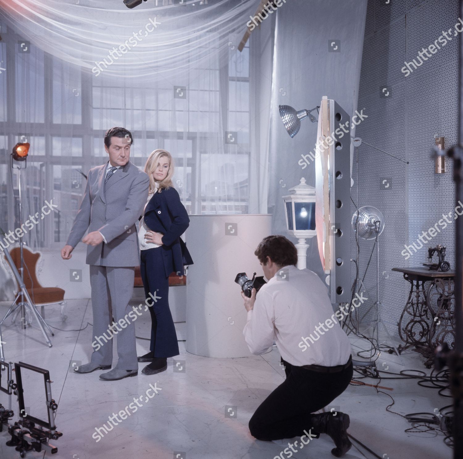 Patrick Macnee Ilona Rodgers Editorial Stock Photo - Stock Image ...
