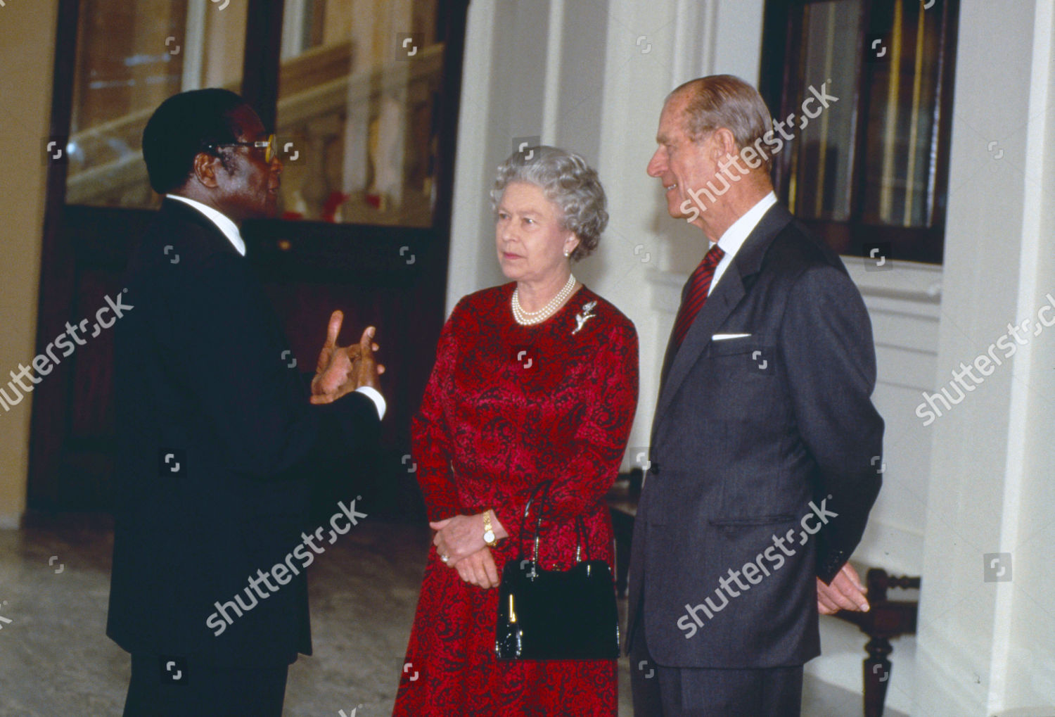 Robert Mugabe Queen Elizabeth Ii Prince Editorial Stock Photo - Stock ...