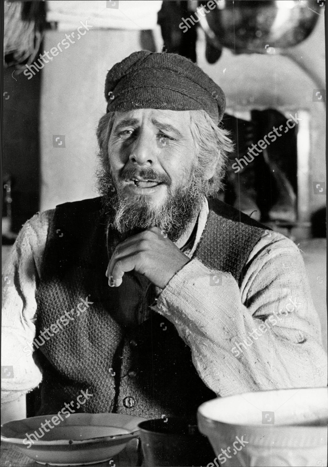 Actor Topol On Set Film Fiddler Editorial Stock Photo - Stock Image ...