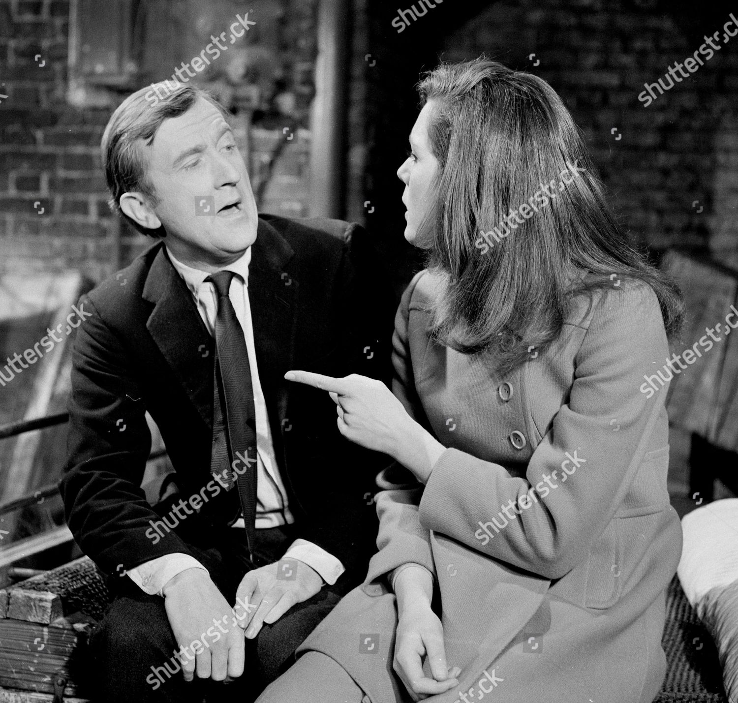 Patrick Kavanagh Diana Rigg Editorial Stock Photo - Stock Image ...