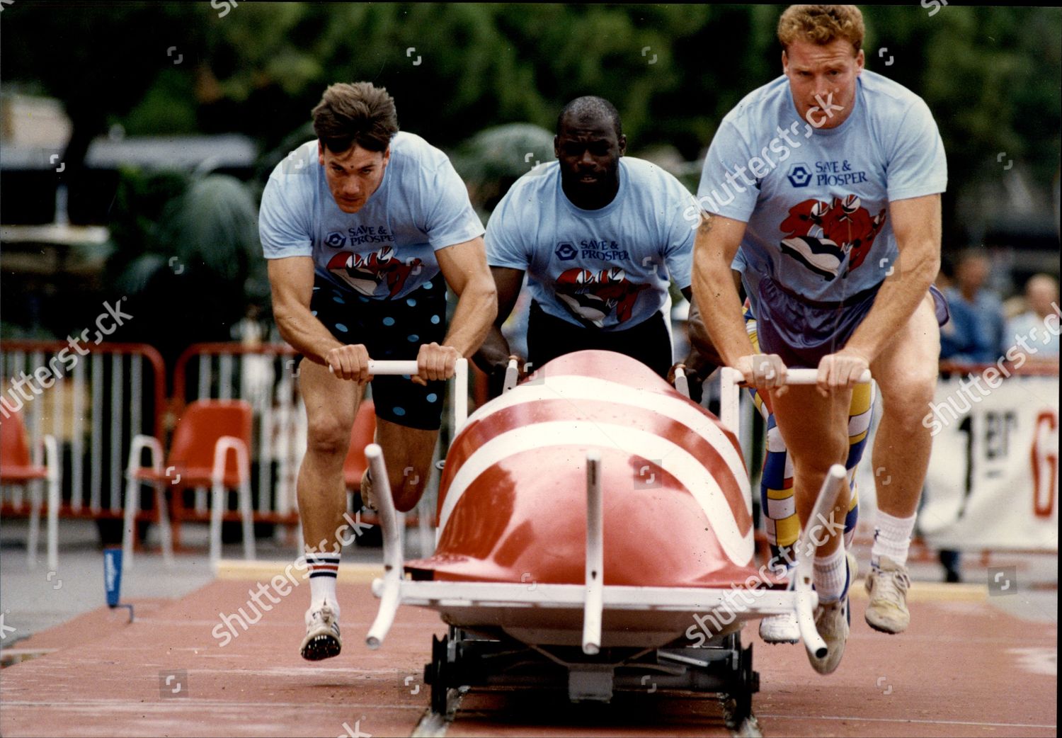 English Bobsledder Mark Tout Right Paul Editorial Stock Photo - Stock ...