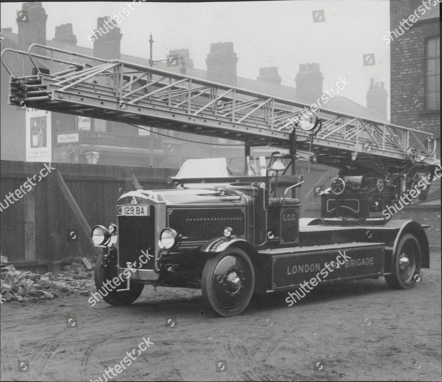 Morris Magirus Turntable Escape Fire Engine Editorial Stock Photo ...