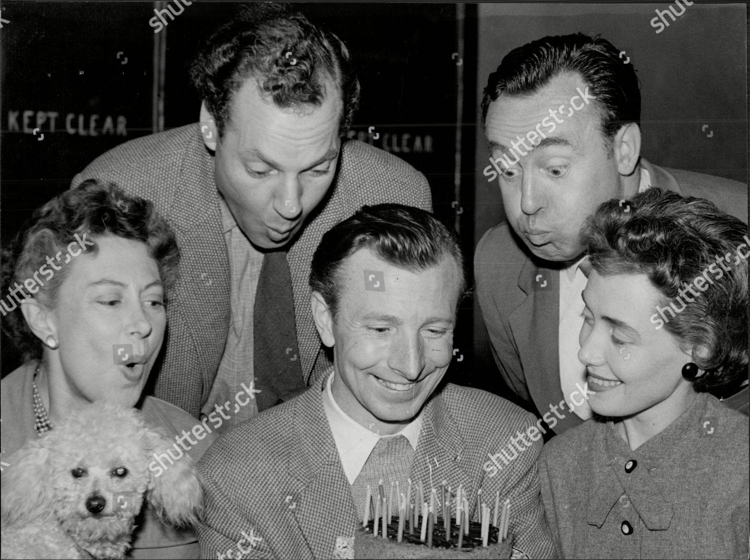 Actor Leslie Randall Wife Actress Joan: foto stock editoriale ...