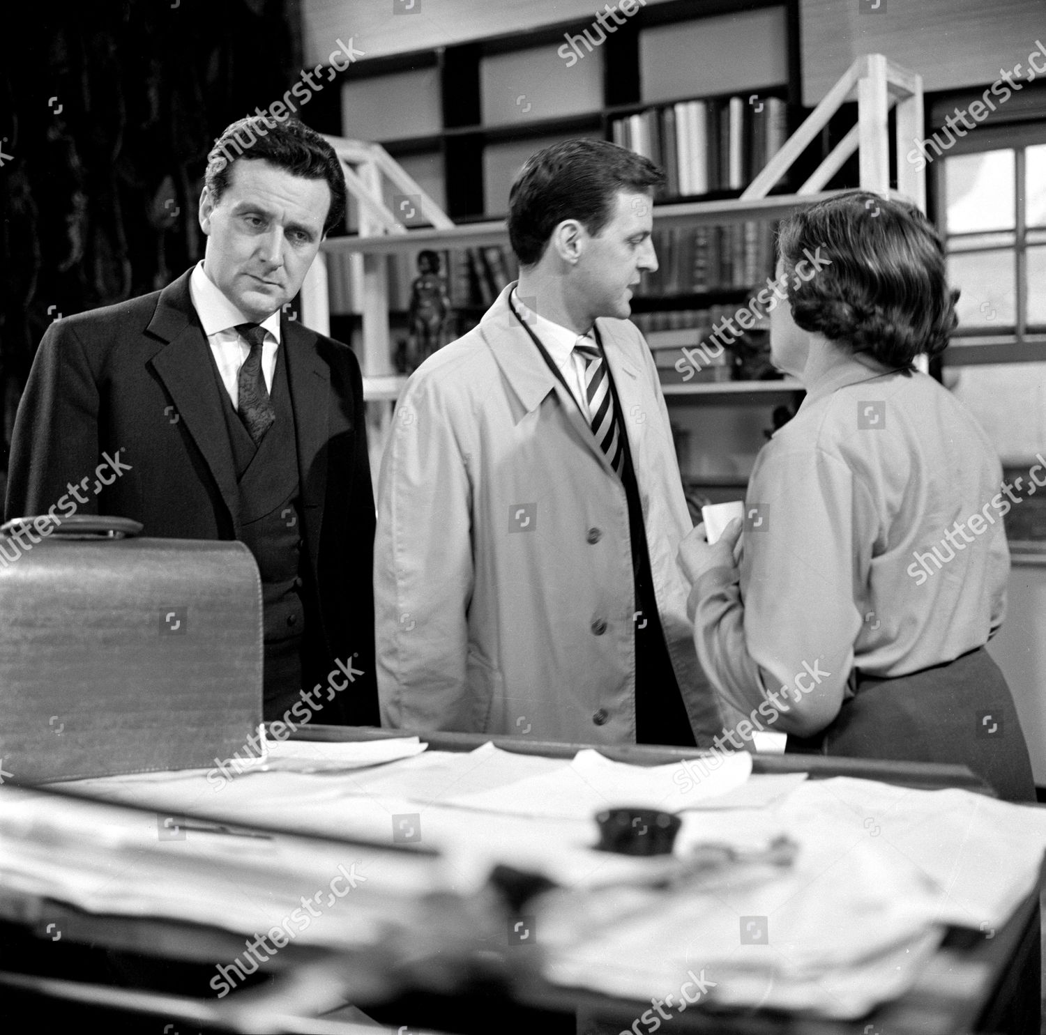 Patrick Macnee Brian Vaughan Olive Milbourn Editorial Stock Photo ...