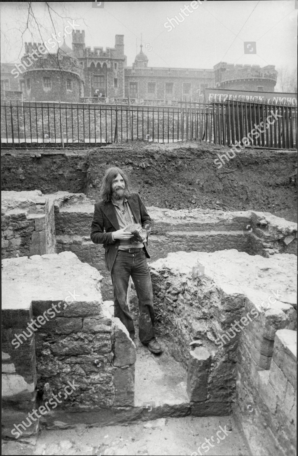 Excavations Tower Hill David Whipp Pictured Editorial Stock Photo ...