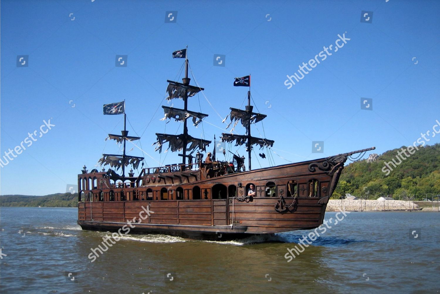 Gypsy Rose Ii Pirate Ship Editorial Stock Photo - Stock Image ...