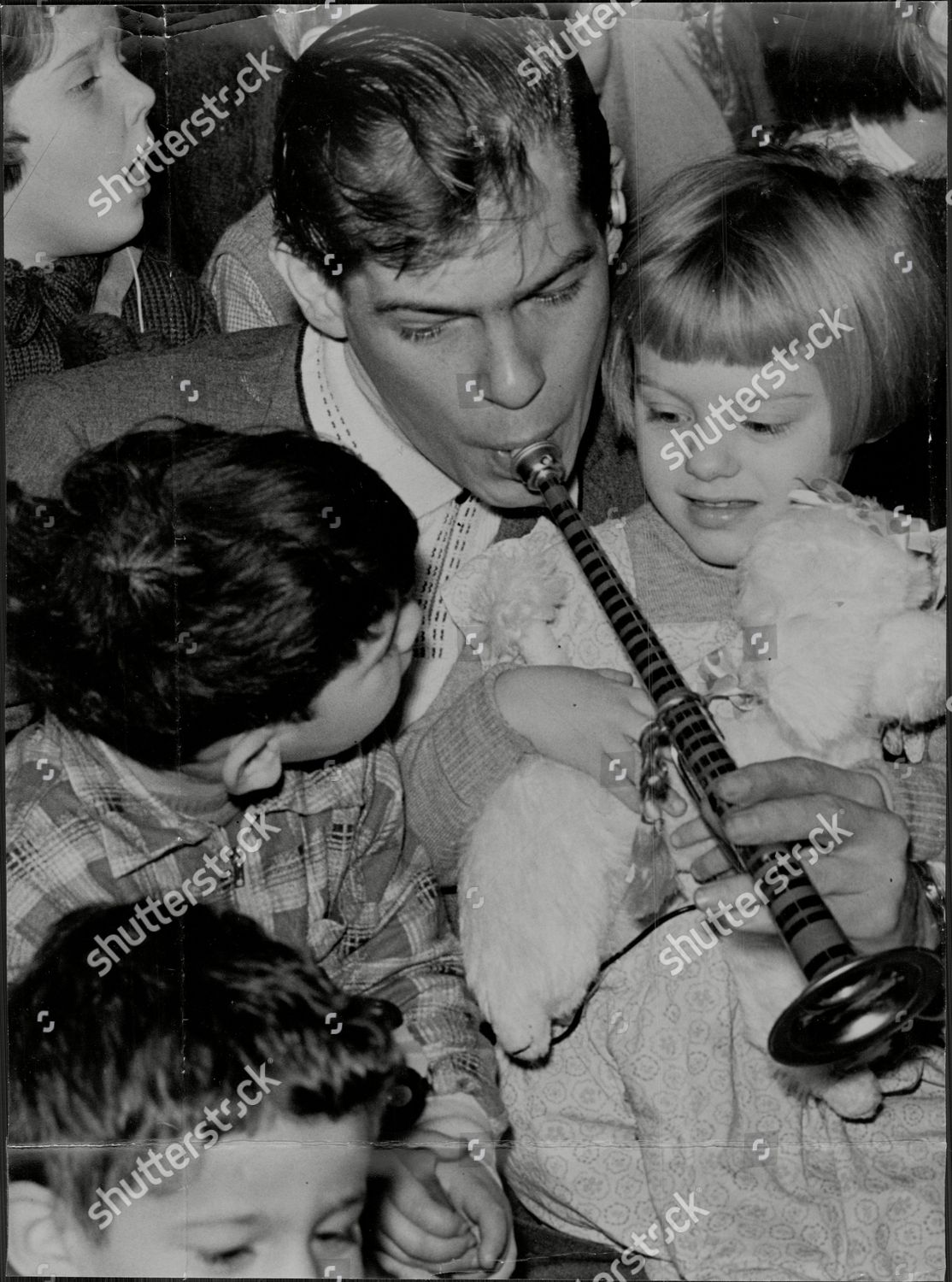 Singer Johnnie Ray Children Fans Johnnie Editorial Stock Photo - Stock ...