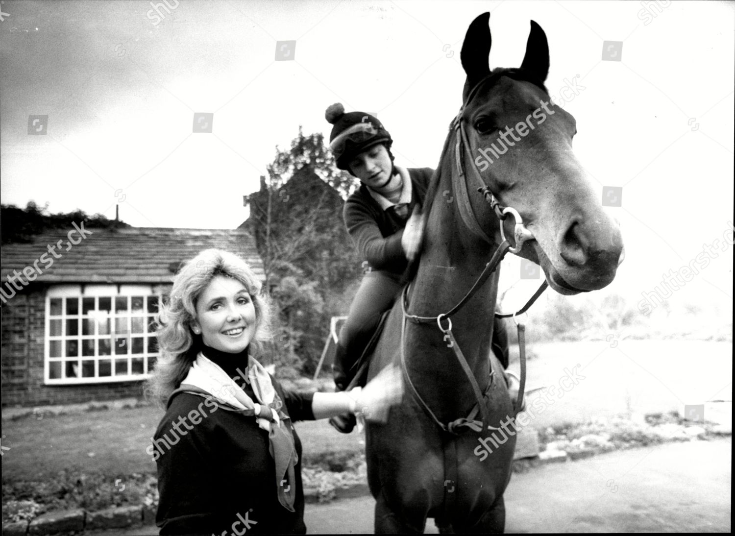 Racehorse Trainer Former Jockey Geraldine Rees Editorial Stock Photo ...