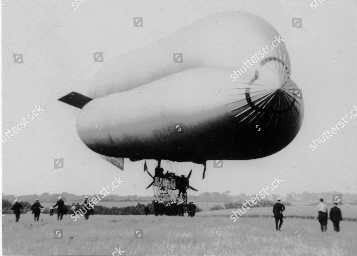 C Class Nonrigid Airship Employed On Editorial Stock Photo - Stock ...