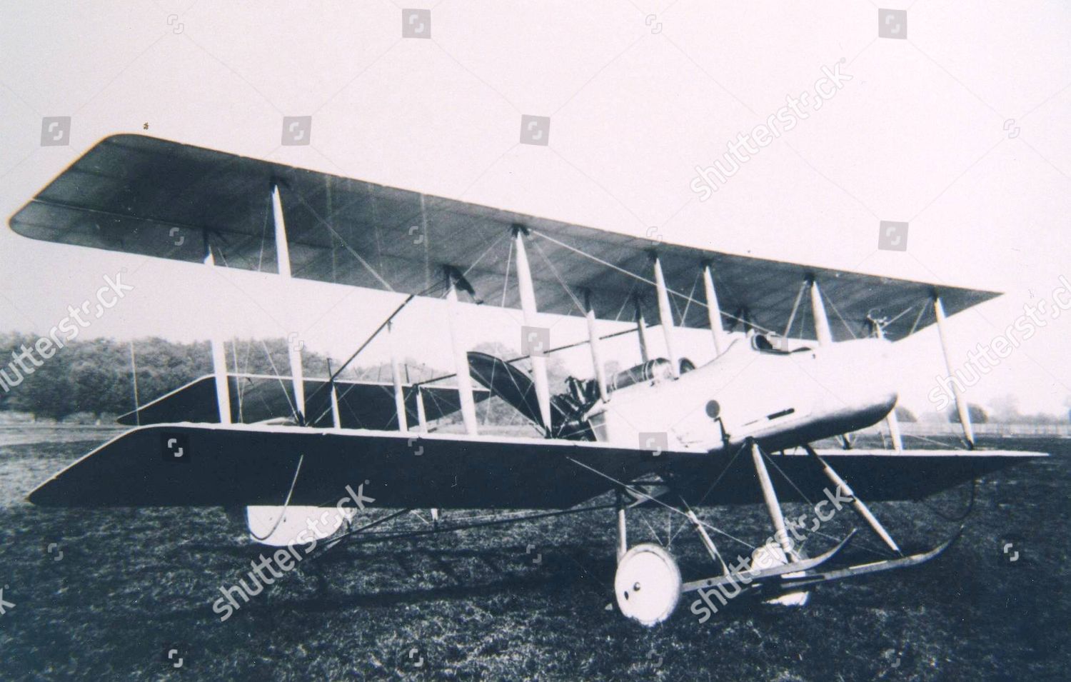 Vickers Fb5 First Flown Spring 1914 Editorial Stock Photo - Stock Image ...