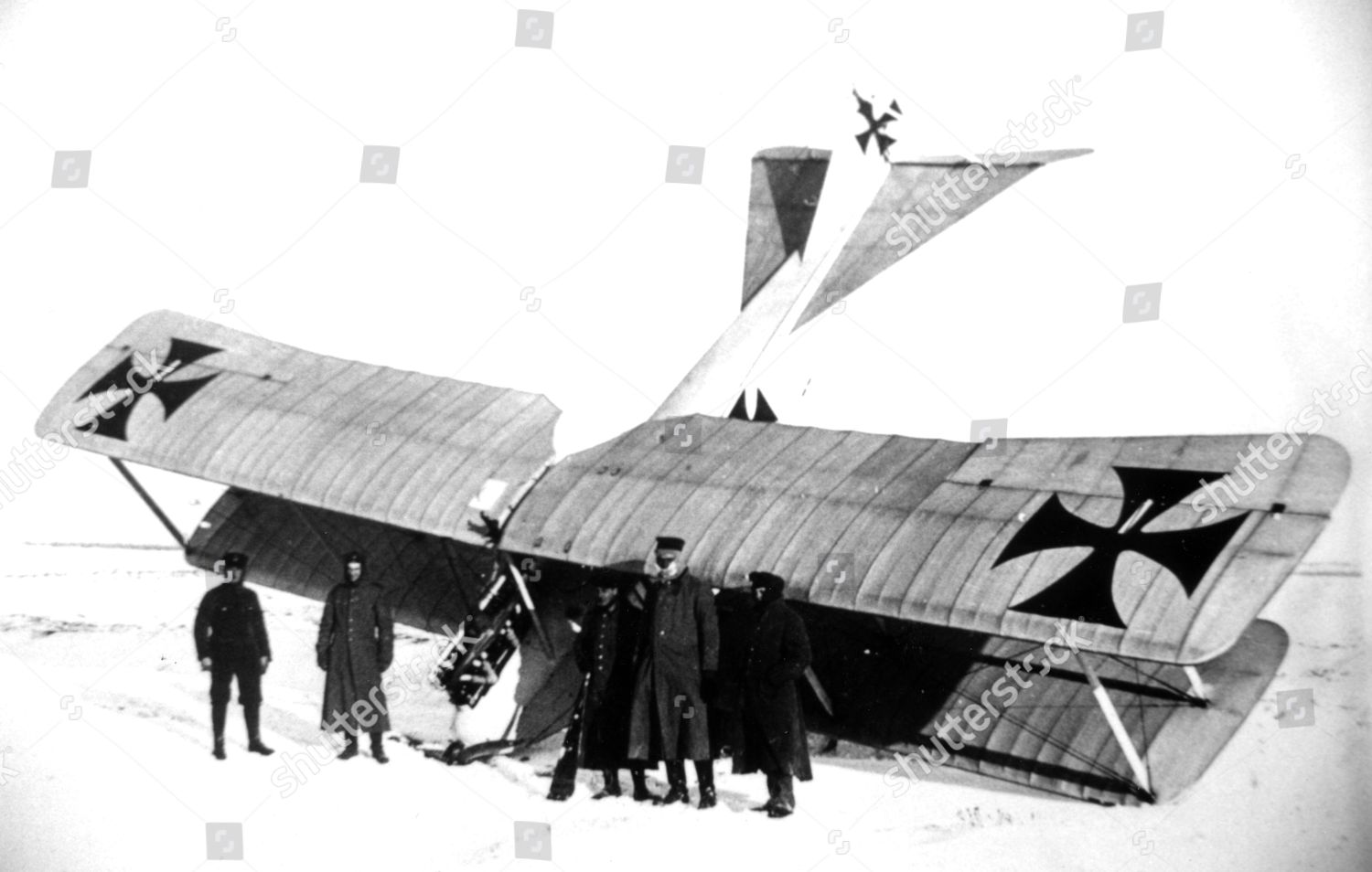 Albatros Ci Forward Nosed Over Snow Editorial Stock Photo - Stock Image ...
