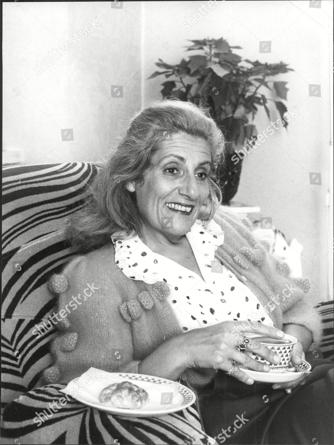 Fashion Designer Janet Reger Her London Editorial Stock Photo - Stock ...