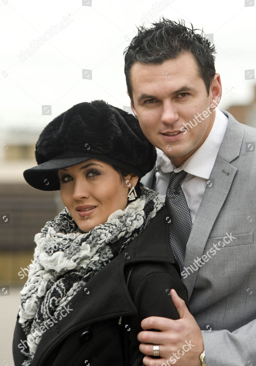 Monique Foxx Husband Matt Fiddes Editorial Stock Photo - Stock Image ...