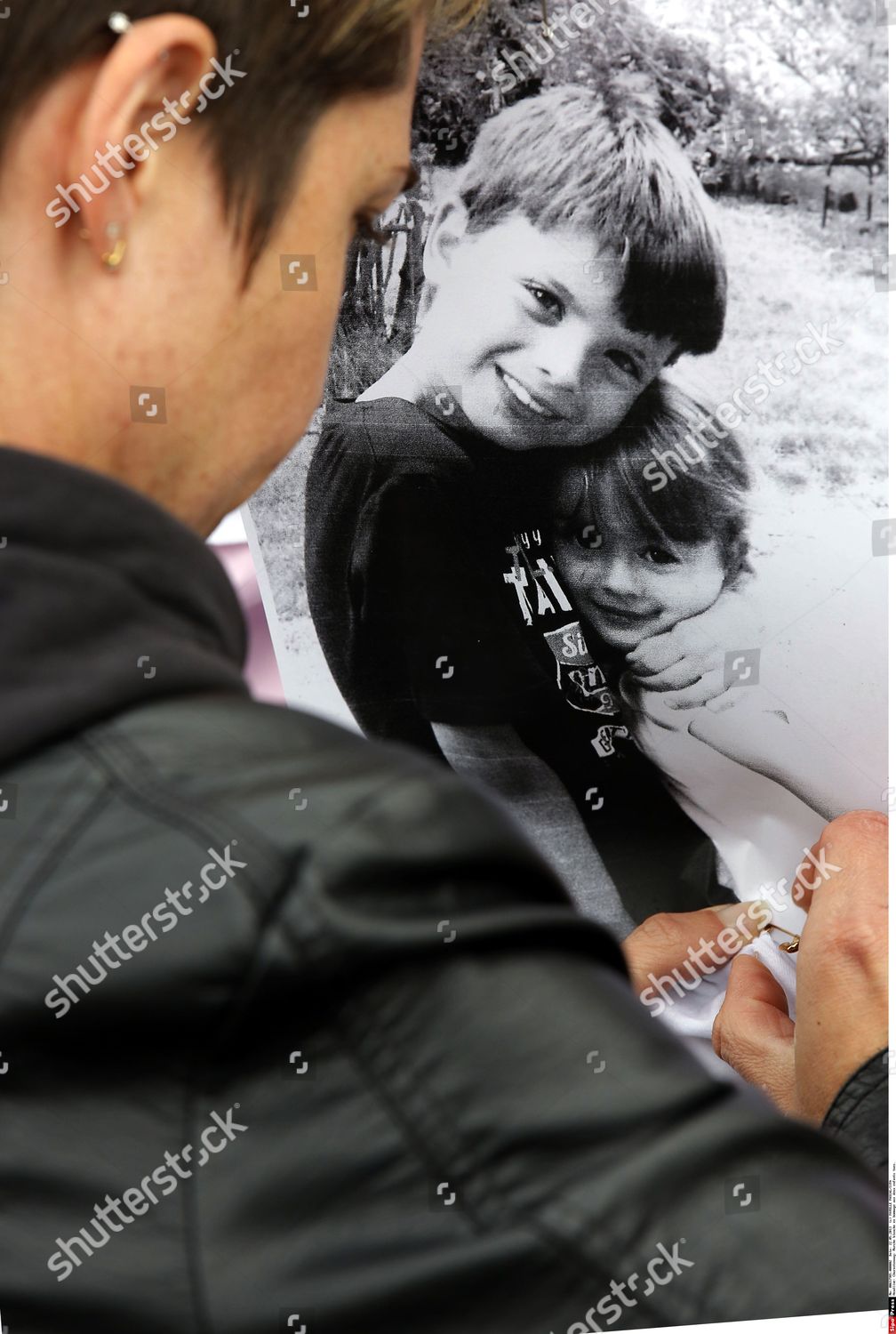 Photograph Murdered Children Mathew Carla Stevenson Editorial Stock ...