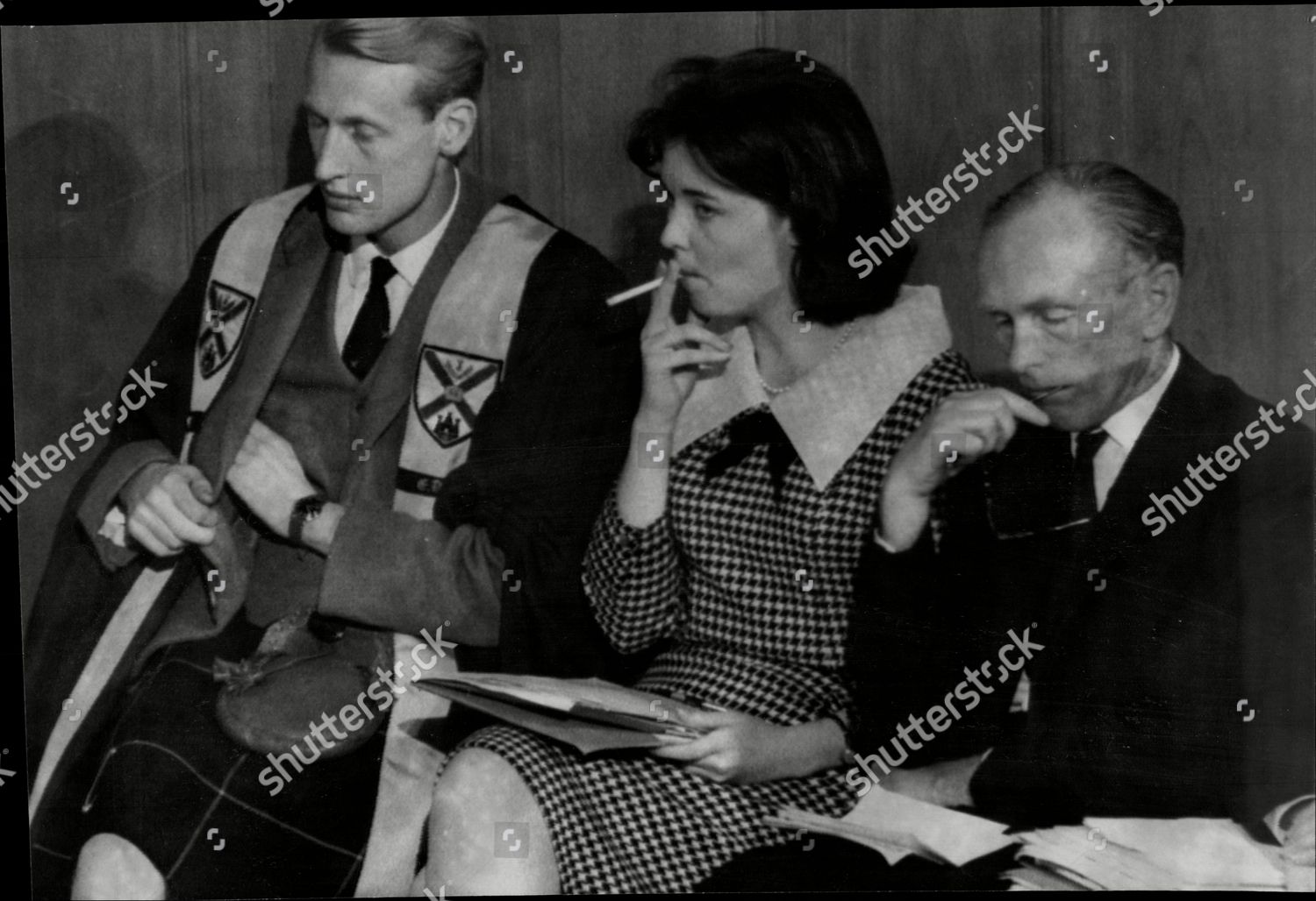 Journalist Activist Judith Todd Having Smoke Editorial Stock Photo ...