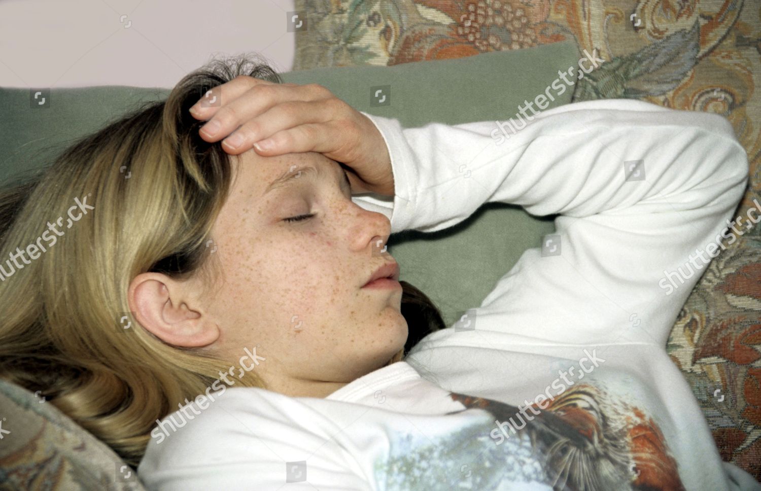 Model Released Unhappy Teenage Girl Problems Editorial Stock Photo ...