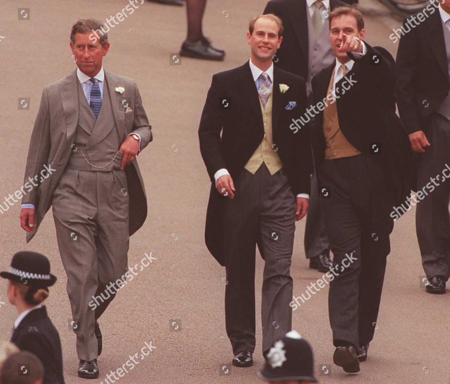 Lr Prince Charles Prince Edward Prince Editorial Stock Photo - Stock ...