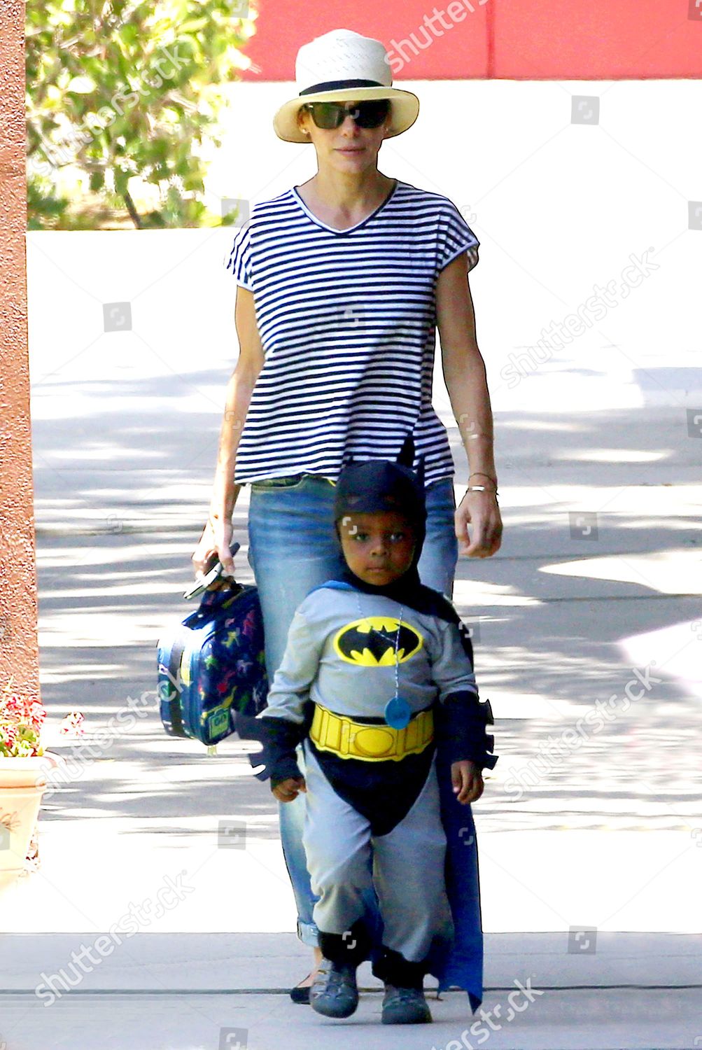 Sandra Bullock Son Louis Bardo Bullock Editorial Stock Photo - Stock ...