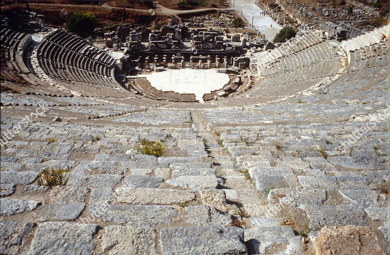 Roman Amphitheatre Ephesus Turkey Editorial Stock Photo - Stock Image ...