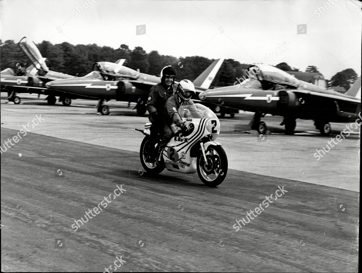 Motorcycle Racing Driver Phil Read Visits Editorial Stock Photo - Stock ...