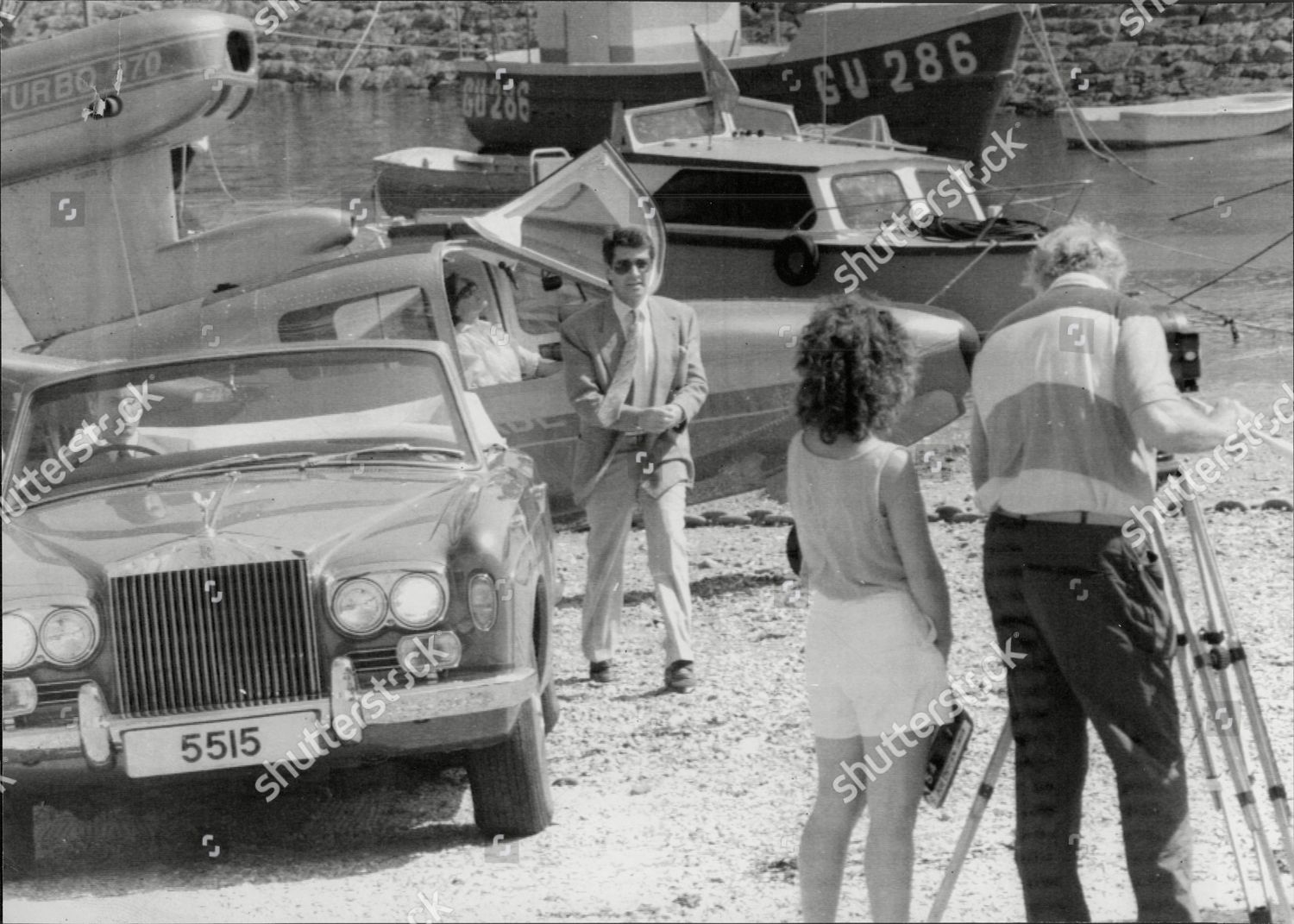 Tony Anholt Walks Flying Boat Rolls Editorial Stock Photo - Stock Image ...