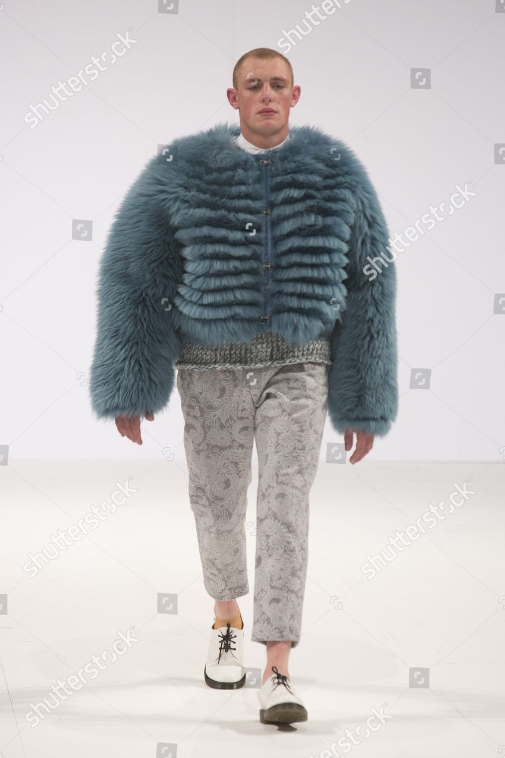 Model On Catwalk Collection Jack Bebbington Editorial Stock Photo ...
