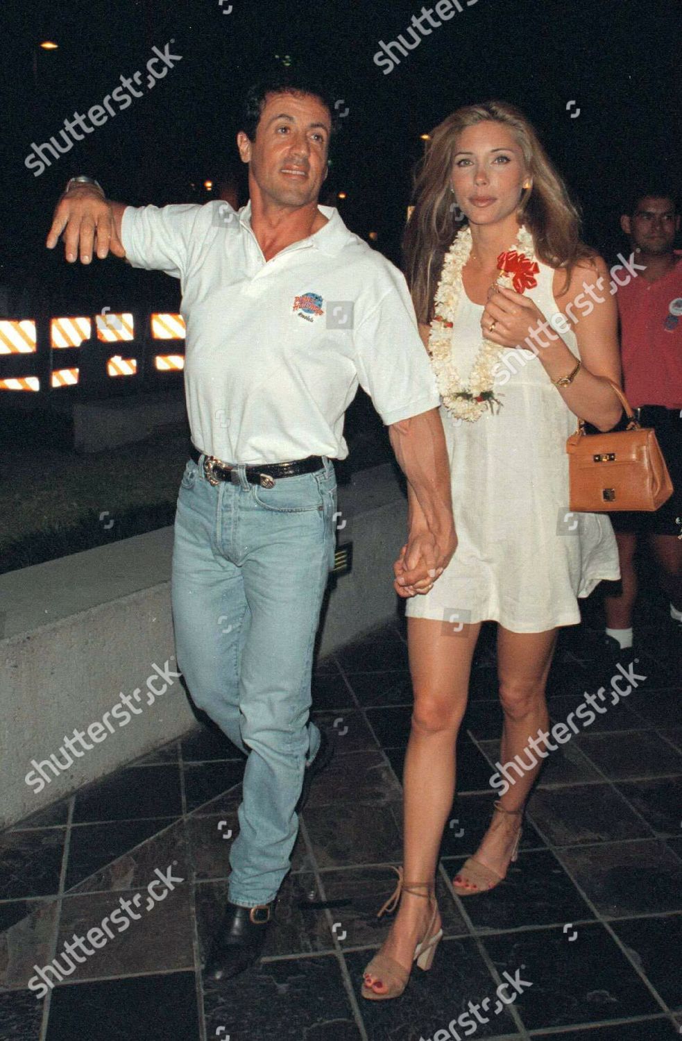 Sylvester Stallone Jennifer Flavin Editorial Stock Photo - Stock Image ...