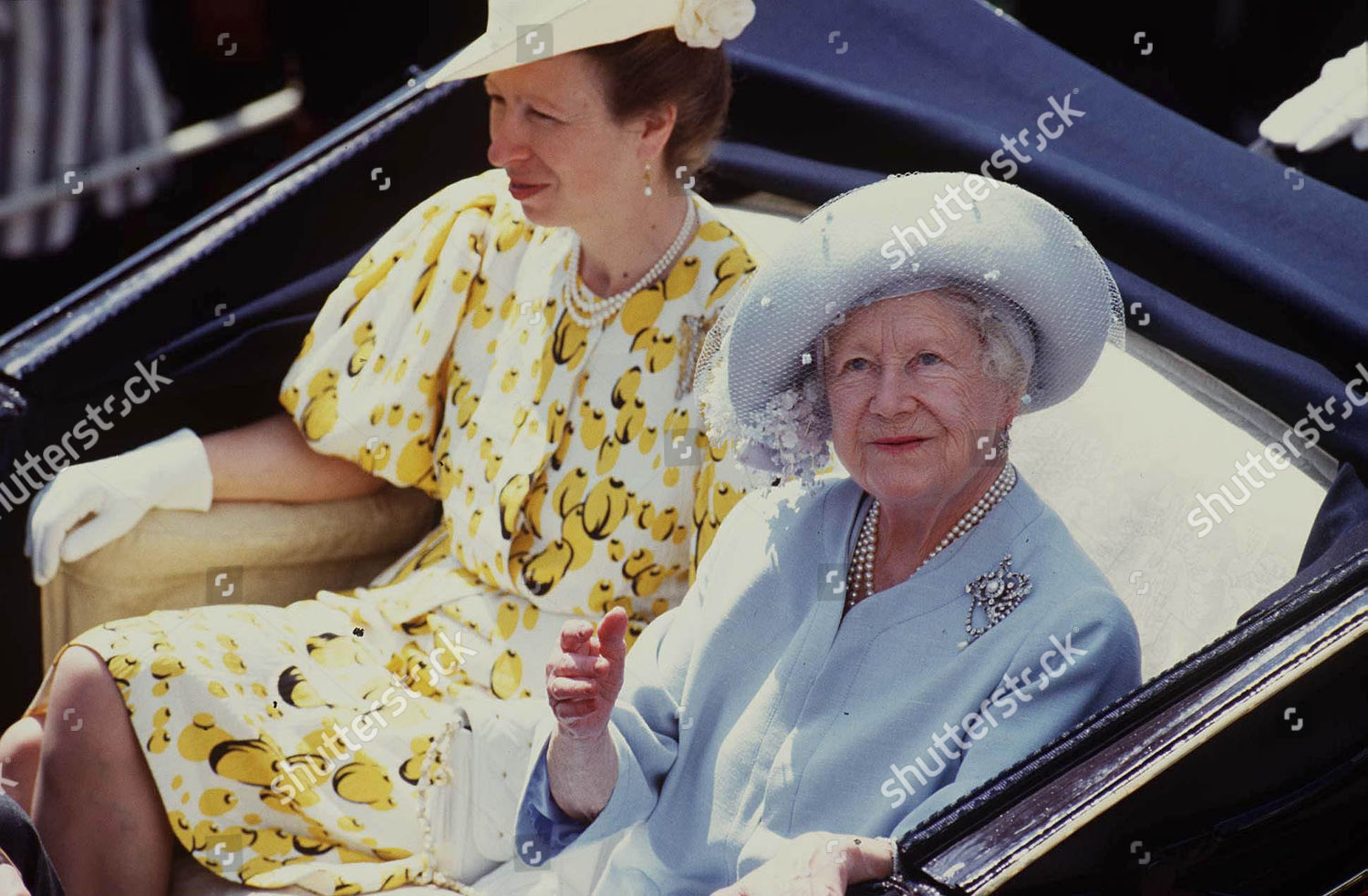 Princess Anne Queen Mother Editorial Stock Photo - Stock Image ...