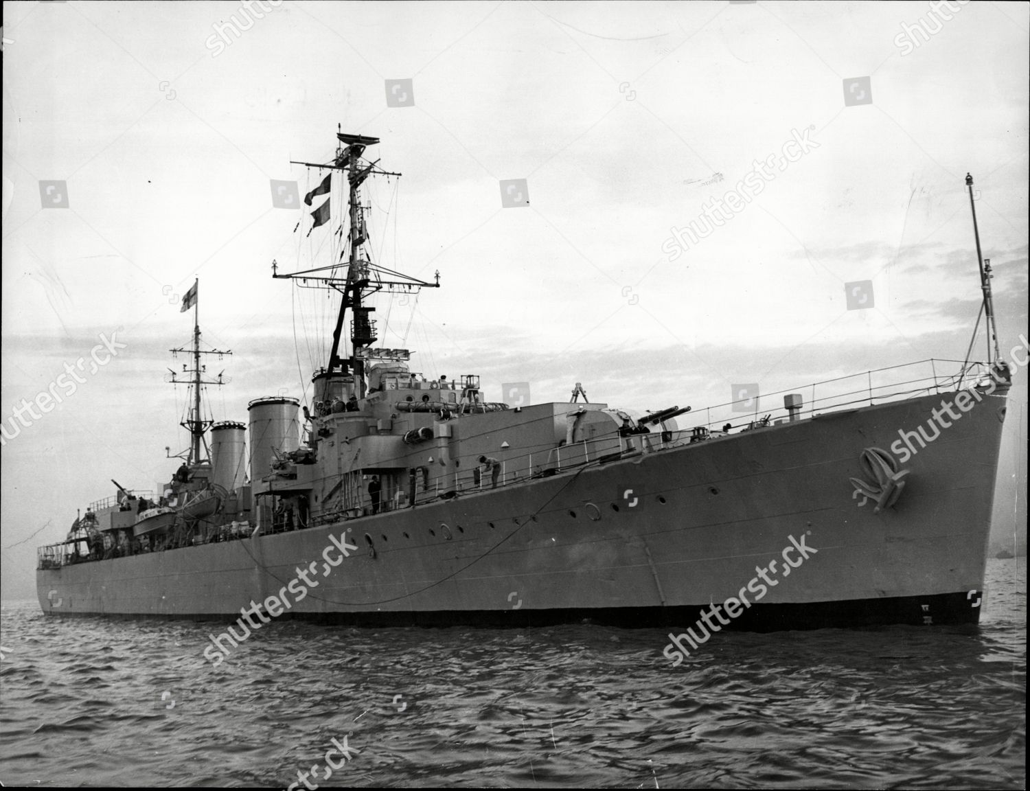 Royal Navy Minelayer Hms Apollo Sailing Editorial Stock Photo - Stock ...