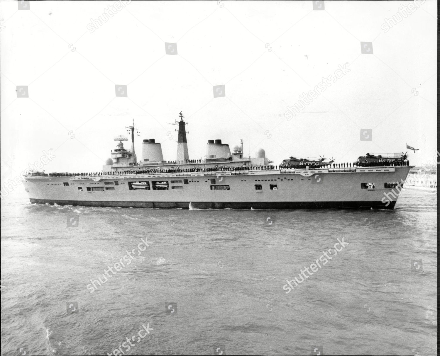 Hms Invincible British Light Aircraft Carrier Editorial Stock Photo ...