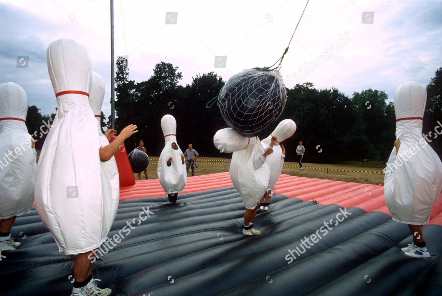 Inflatable Game Human Skittles Editorial Stock Photo - Stock Image ...