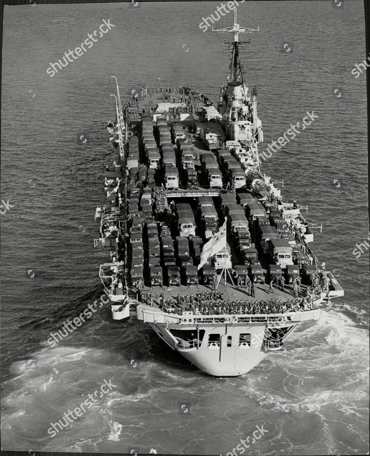 Hms Theseus Royal Navy Aircraft Carrier Editorial Stock Photo - Stock ...