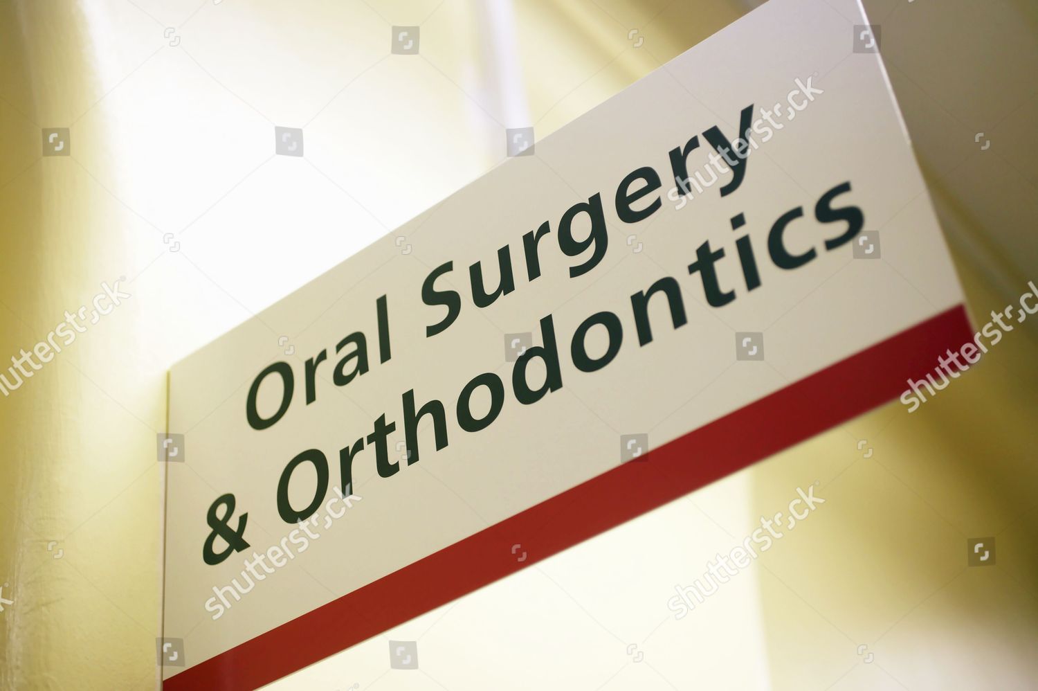 Hospital Sign Oral Surgery Orthodontics Editorial Stock Photo - Stock ...