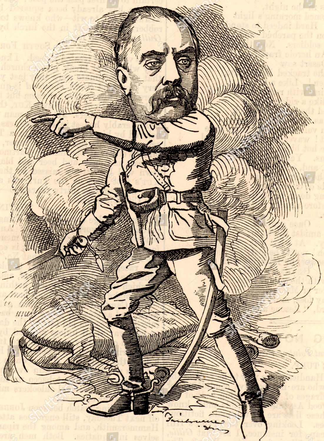 Gerald Graham 18311899 English Army Officer Editorial Stock Photo ...