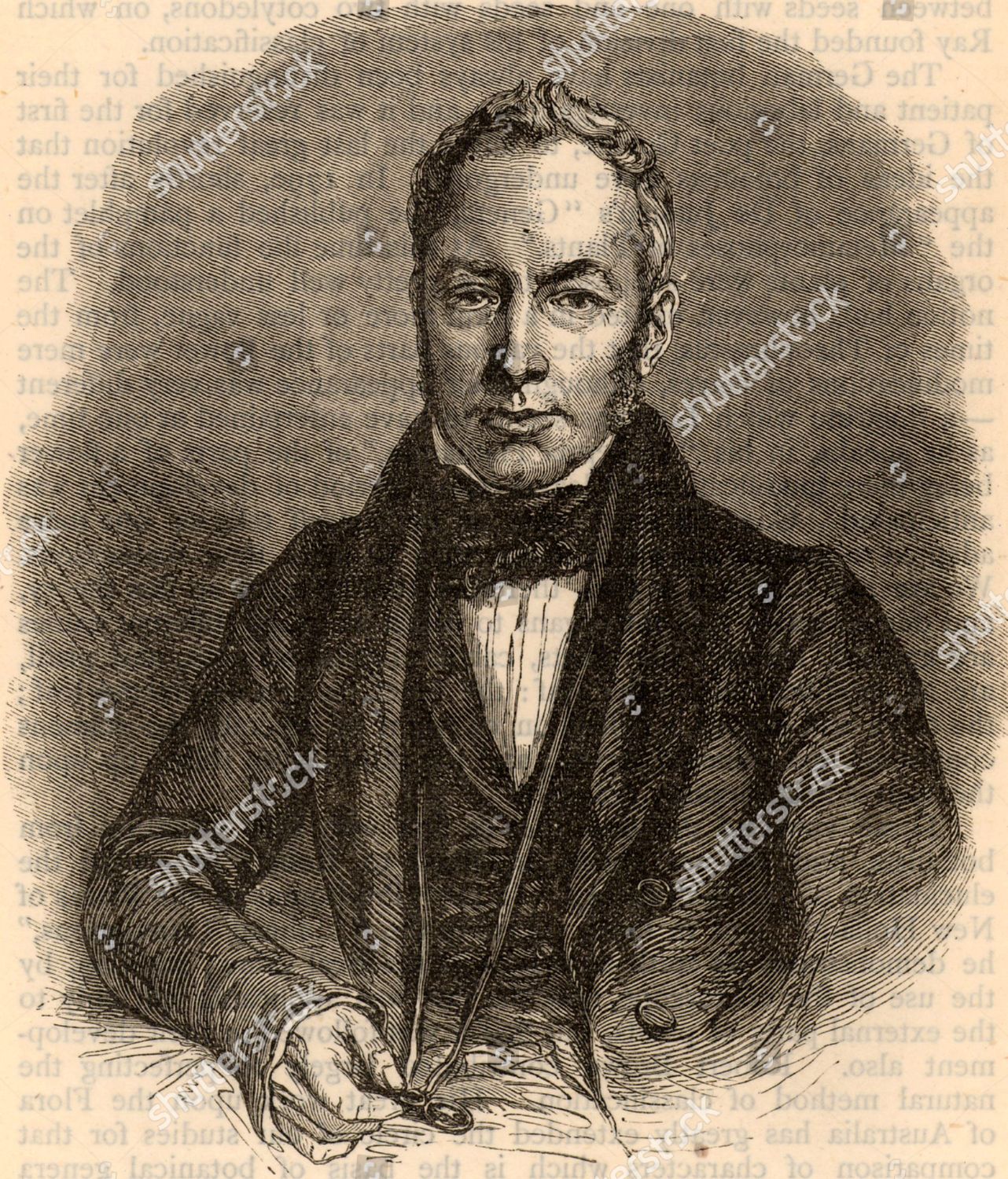Robert Brown 17731858 Scottish Botanist Born Editorial Stock Photo ...