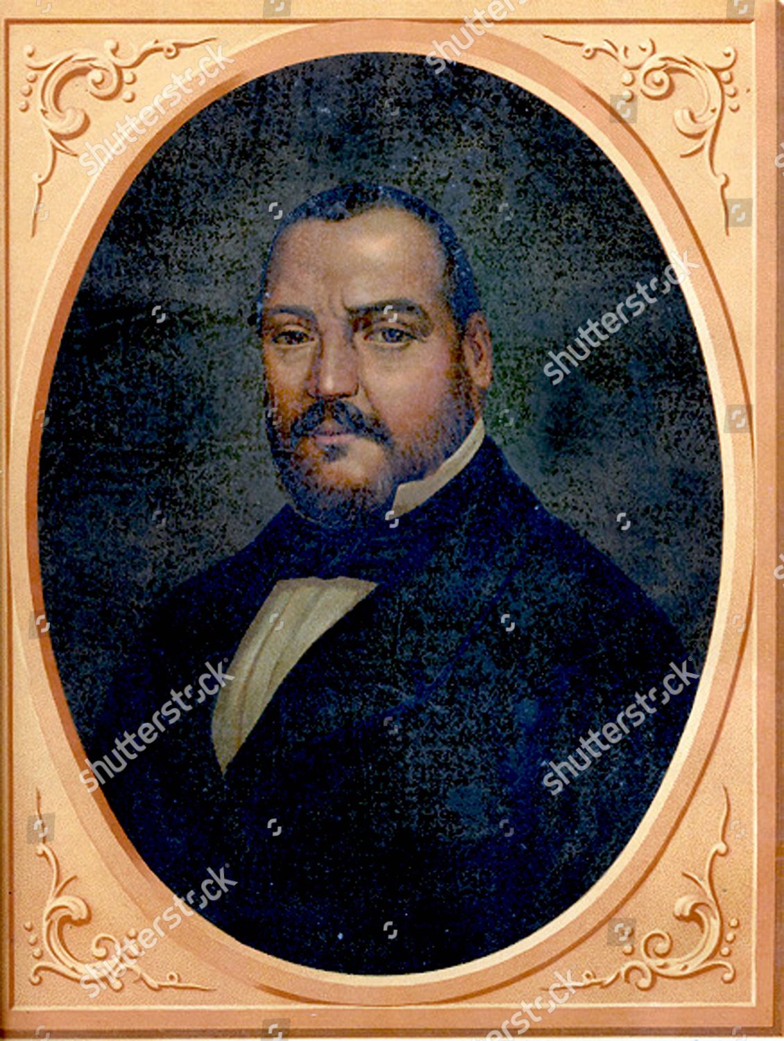 Ignacio Comonfort 18121863 Mexican Politician Soldier Editorial Stock ...