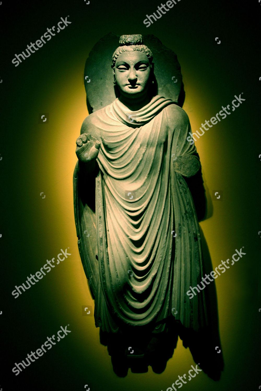 Gandhara Buddha Pakistan Ashmolean Museum Oxford Editorial Stock Photo ...
