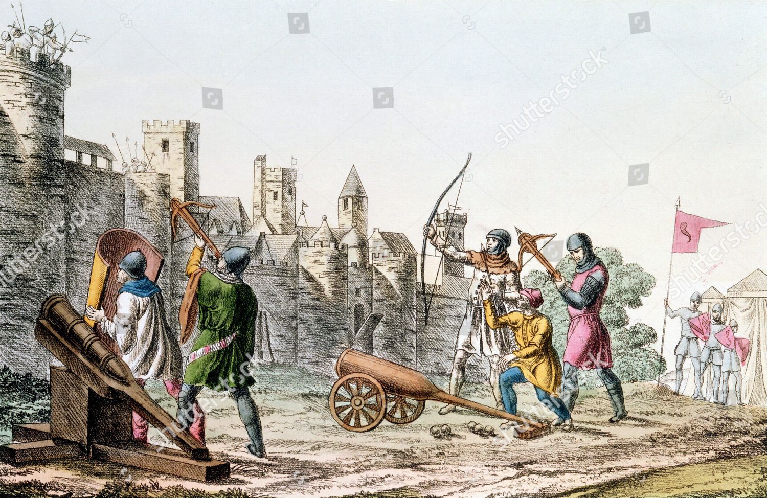 Hundred Years War Between France England Editorial Stock Photo - Stock ...