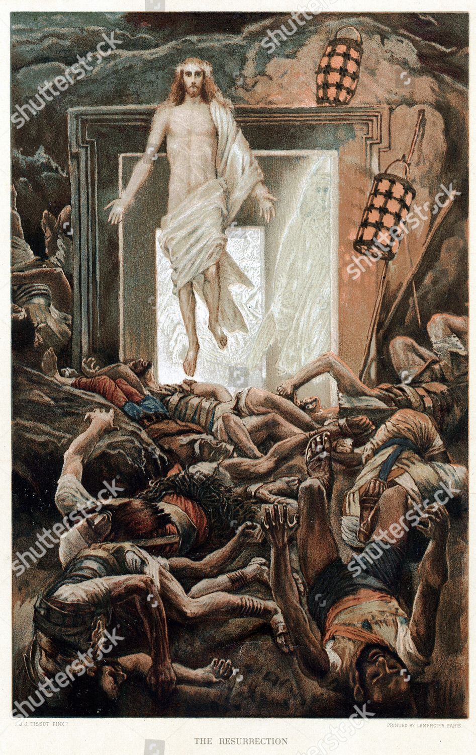 Resurrection His Countenance Like Lightning His Editorial Stock Photo ...